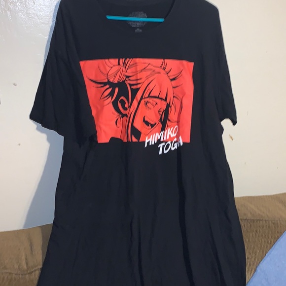 funimation | Shirts | My Hero Academia Himiko Toga Tshirt Black Xxl ...